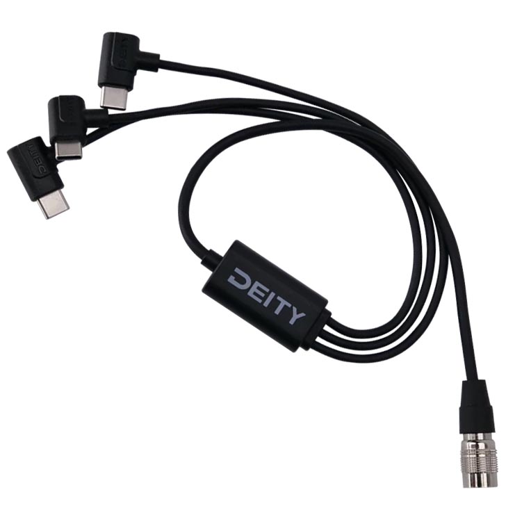 SPD-HR3U Hirose4 to Triple USB-C Power Cable | Gotham Sound