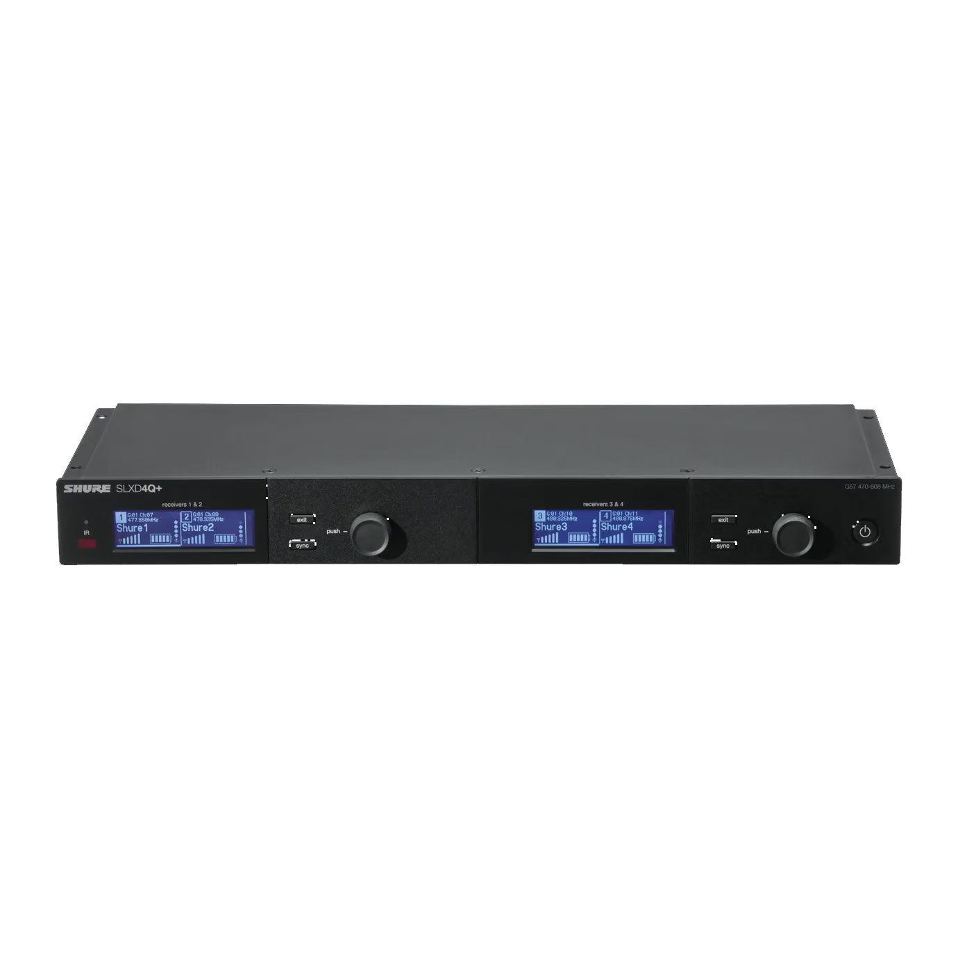 SLXD4Q+ Quad Receiver with Dante | Gotham Sound