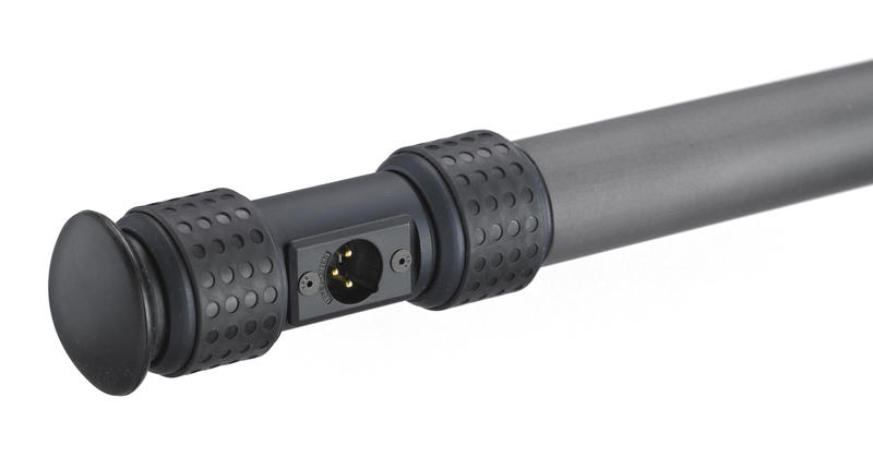 Klassic Coiled Cabled Boom Pole Base, Side Exit | Gotham Sound